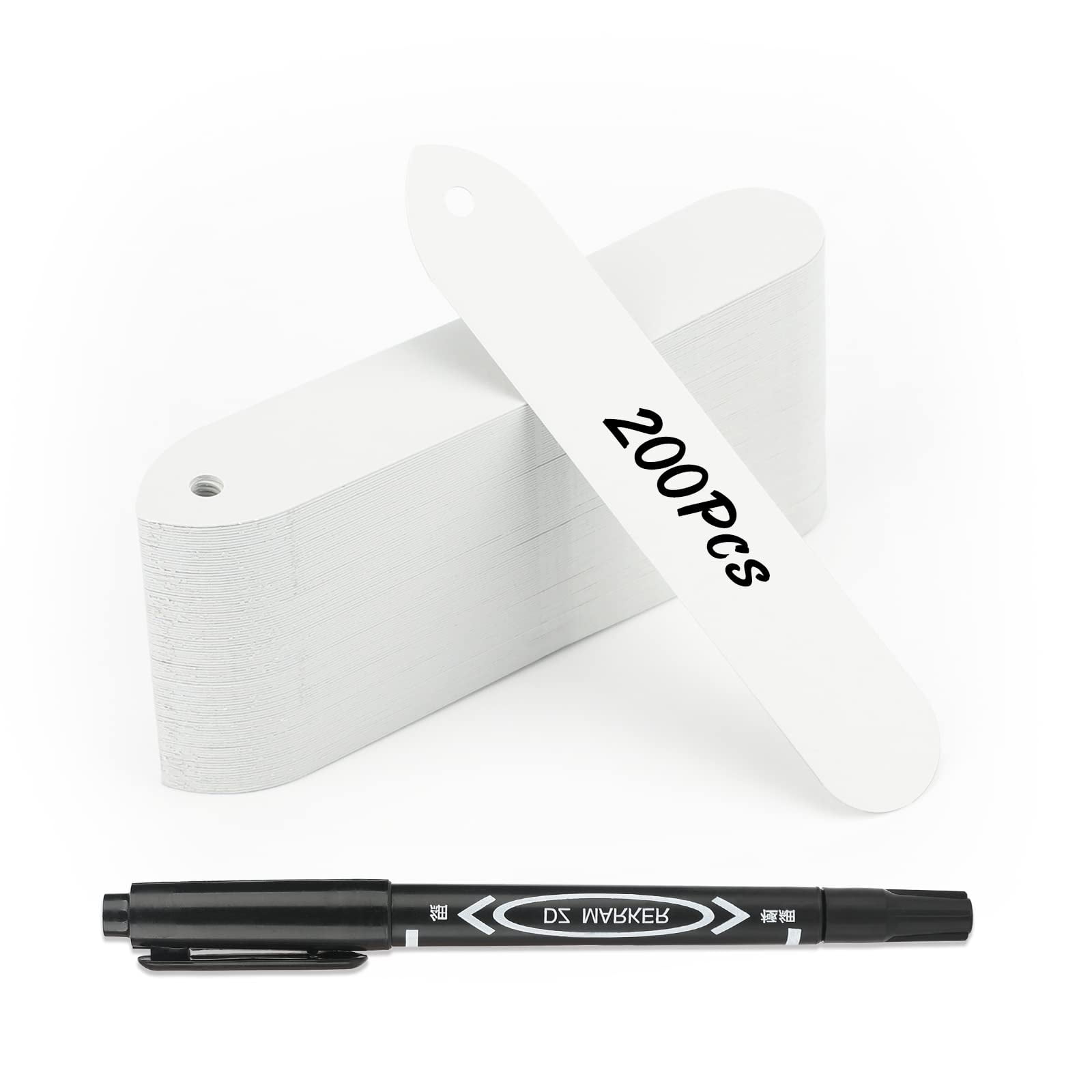 Plant Labels 4 Inch Plastic Plant Garden Labels 200 PCS Plant Name Tags ...