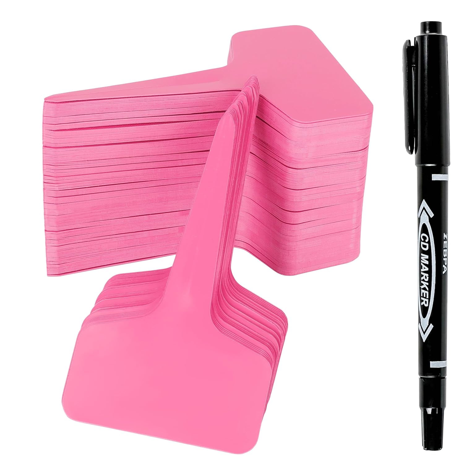 Plant Labels Tags 200Pcs T-Type Plant Markers Plastic Plant Label Tags ...