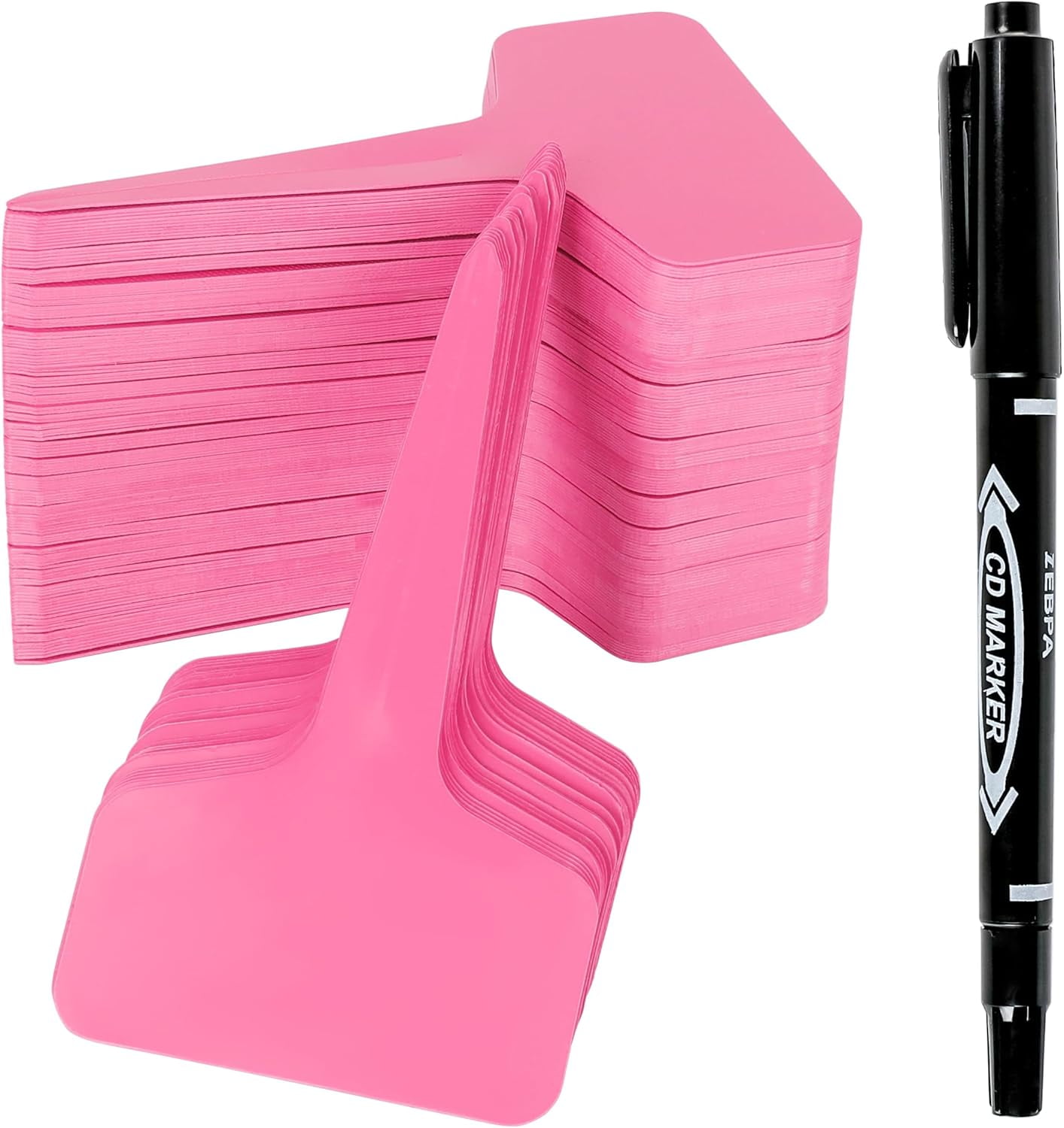 Plant Labels Tags 200Pcs T-Type Plant Markers Plastic Plant Label Tags ...