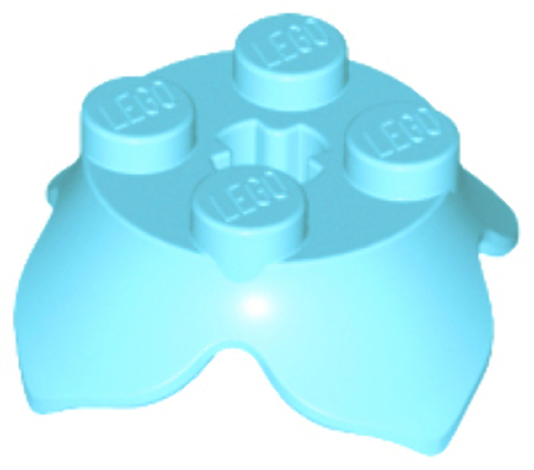 Plant Leaves 2 x 2 with 4 Petals and Axle Hole - Official LEGO® Part ...