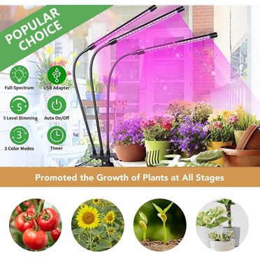 Witsanlex Smart LED Grow Lights for Indoor Plants, Full Spectrum, Sun ...