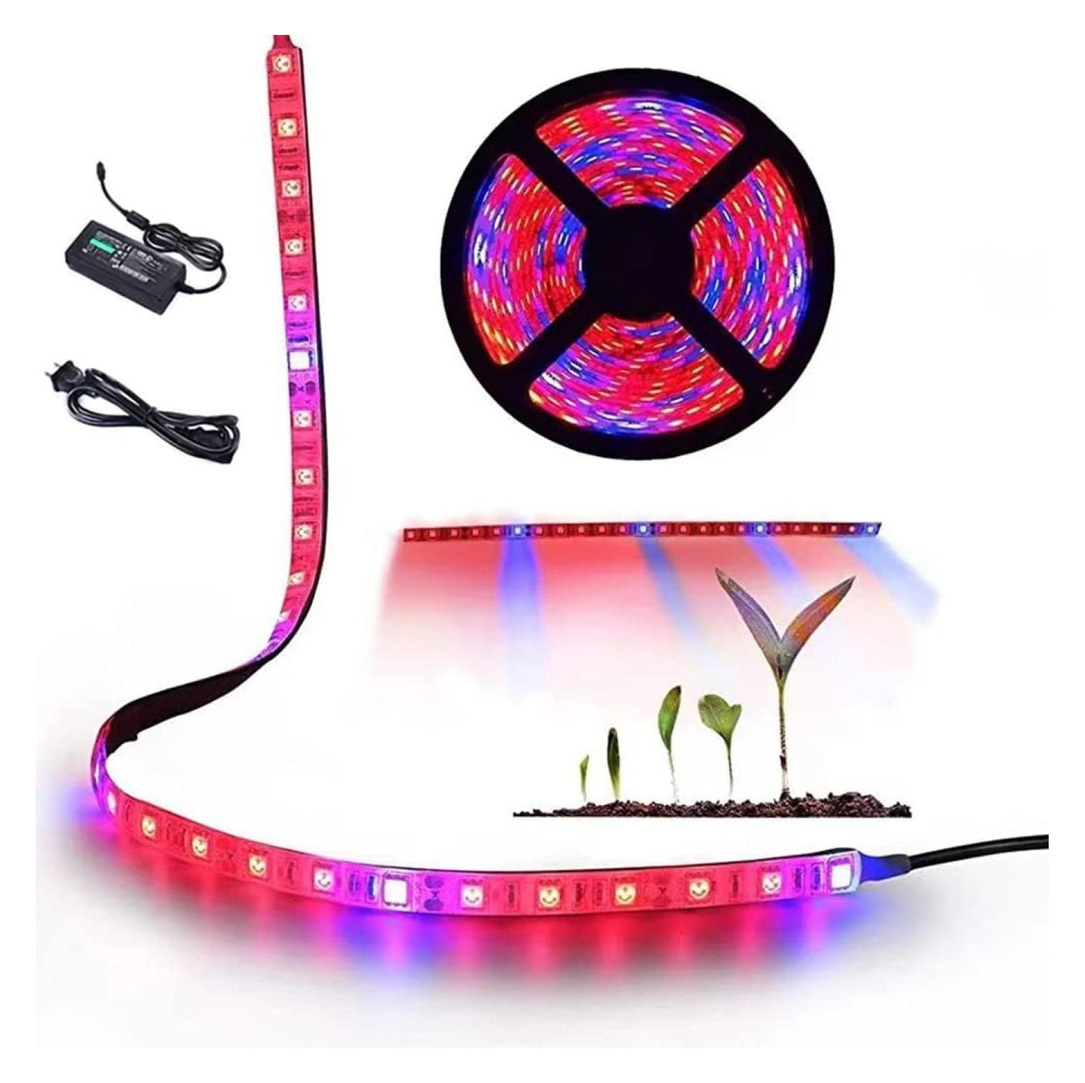 Plant Light for Indoor Plants,16.4FT Full LED Plant Grow Light Strips ...