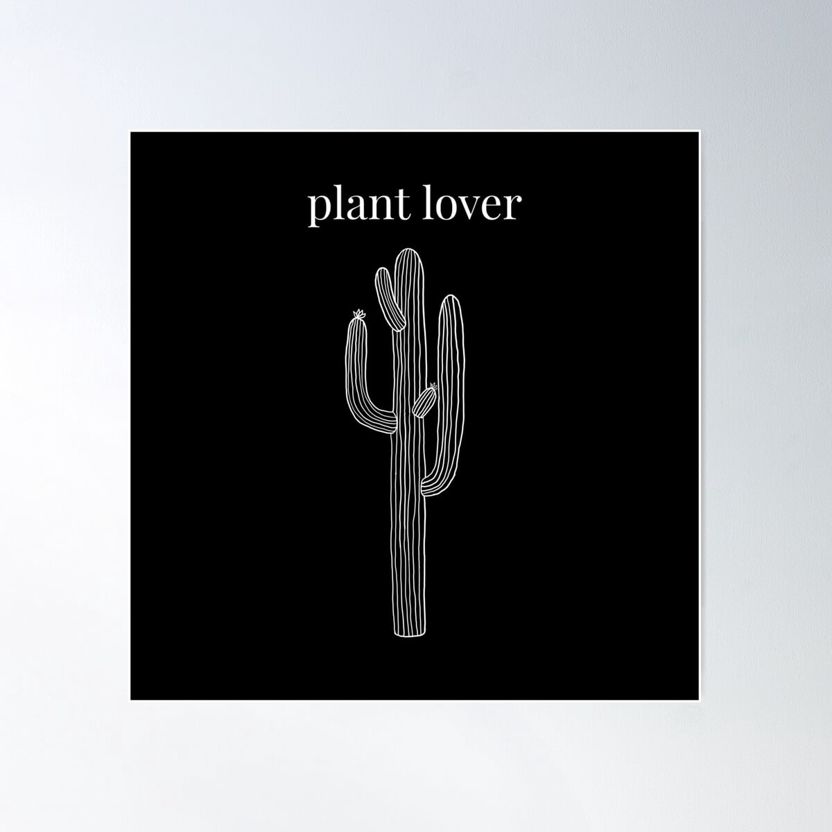 Plant Lover Poster Wall Art, Modern Wall Decor For Living Room Bedroom ...