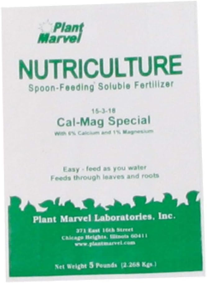 Plant Marvel Nutriculture spoon feeding soluble fertilizer 15-3-18 Cal ...