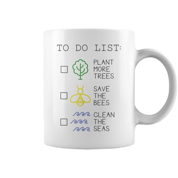 Plant More Trees Save The Bees Clean The Seas To Do List - Walmart.com