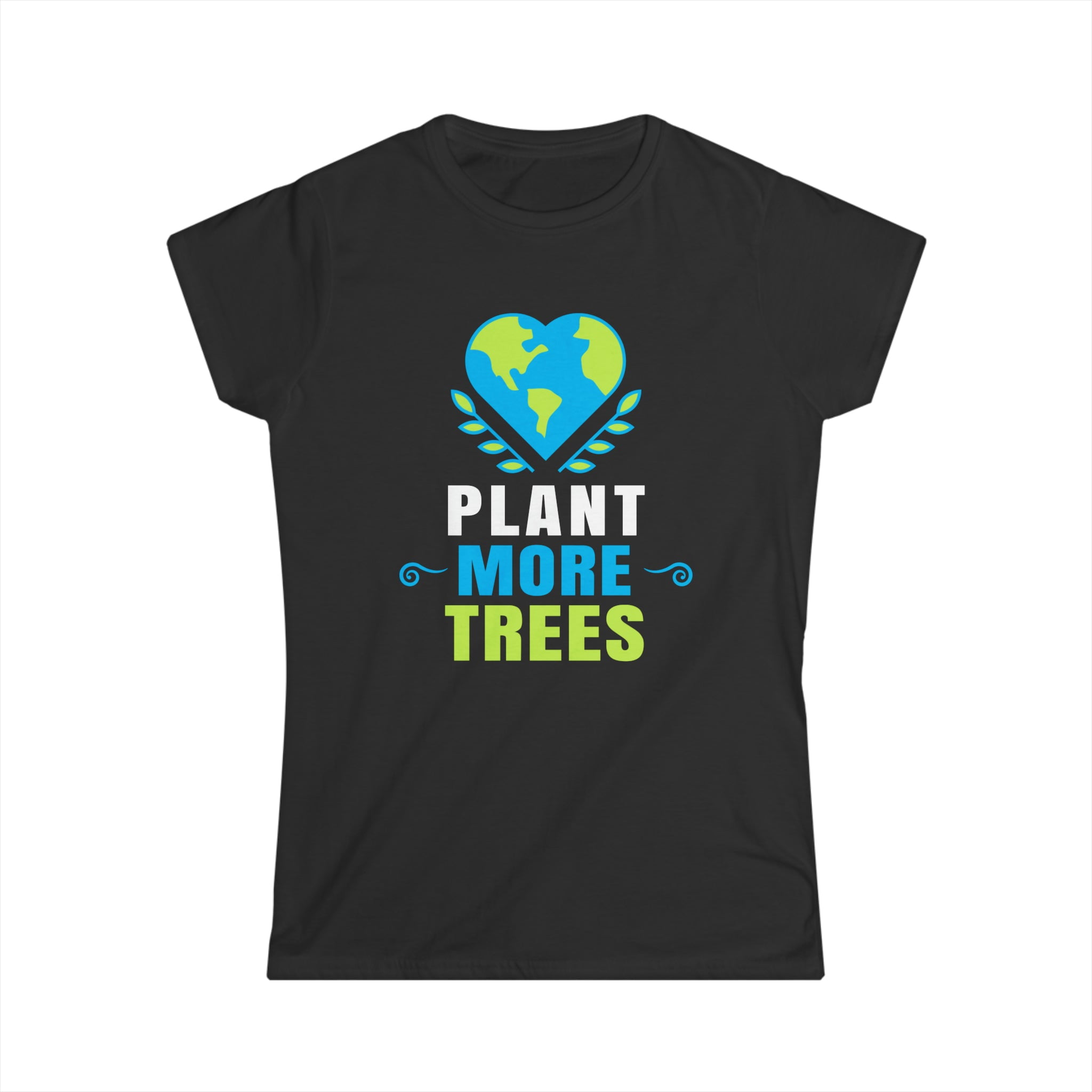 Plant More Trees Tree Planting T-Shirt Arbor Day Earth Day Womens ...