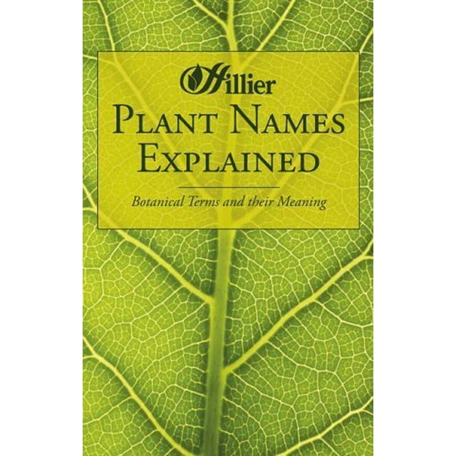 Pre-Owned Plant Names Explained: Botanical Terms and Their Meaning ...