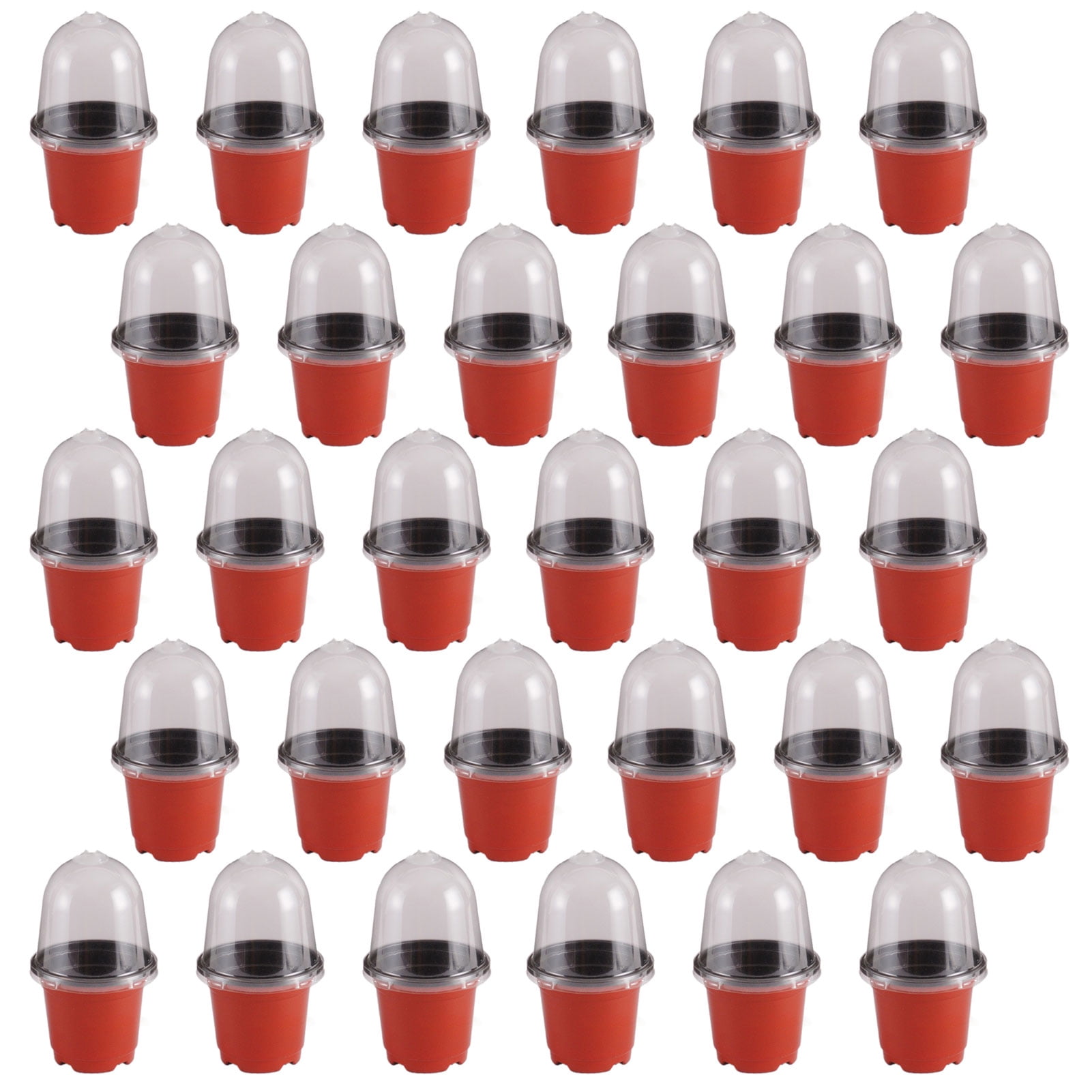 Plant Nursery Pots With Humidity Domes, Soft Nursery Pots Seed Starter ...