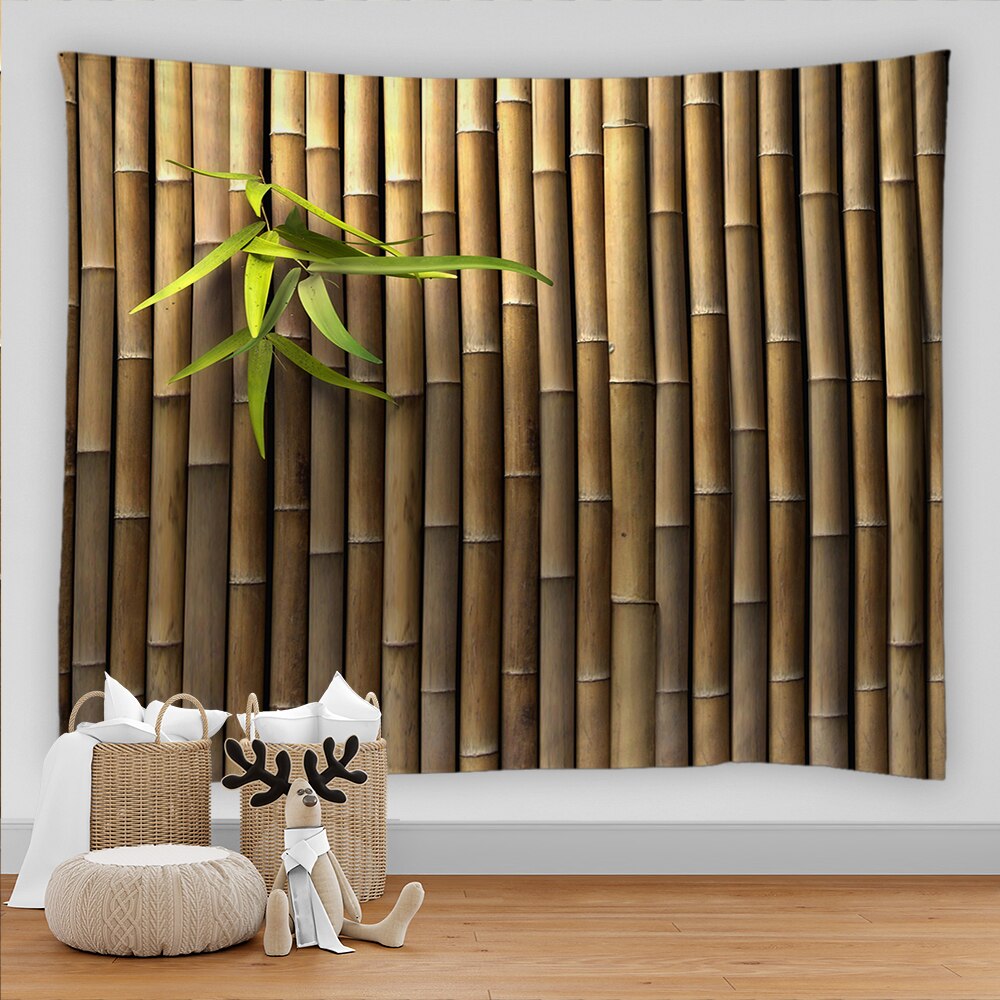 Plant On Wood Board Wall Tapestry Wall Hanging Farmhouse Decor Large ...