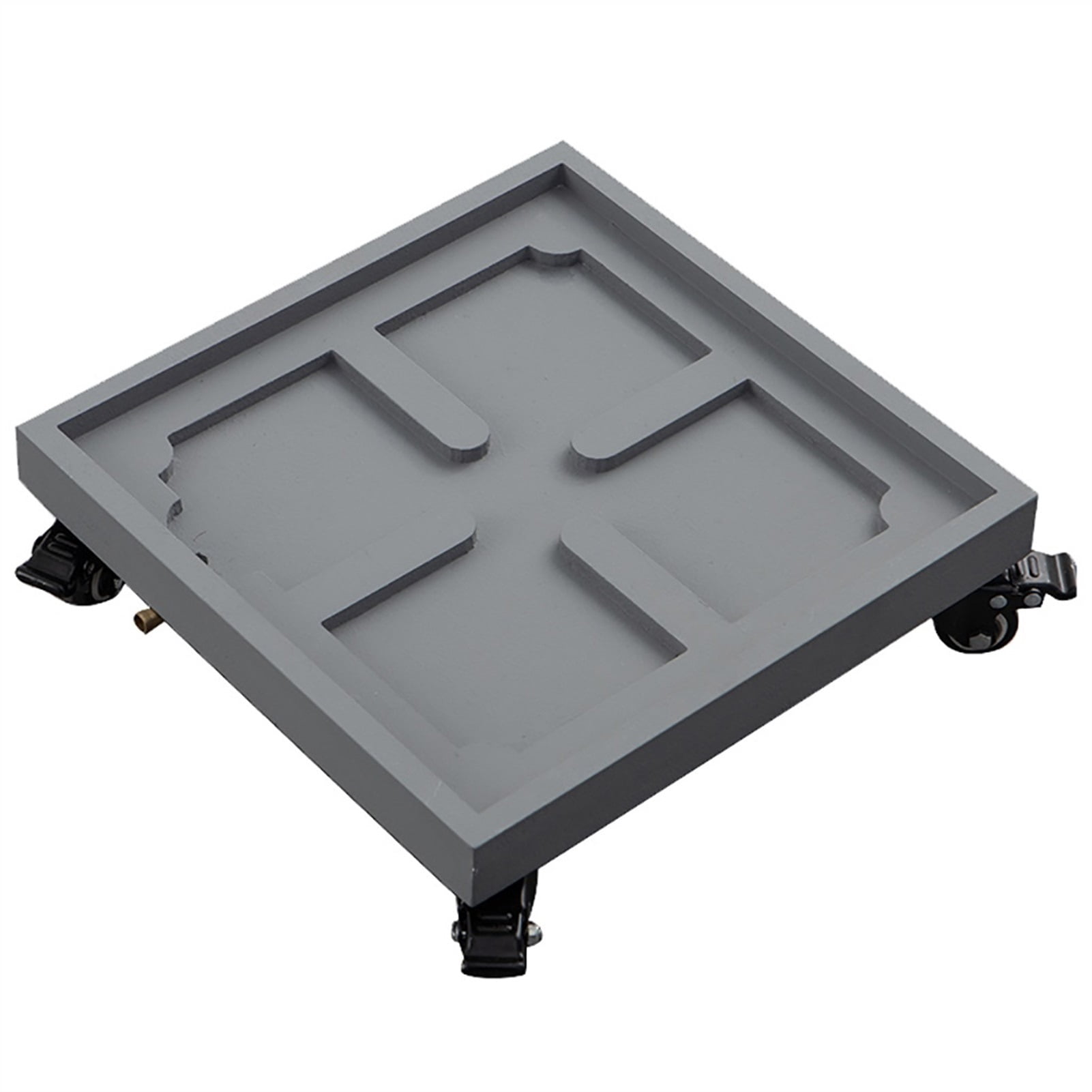 Plant Pallet Square Flower Pot Mover Indoor Rolling Planter Movable ...