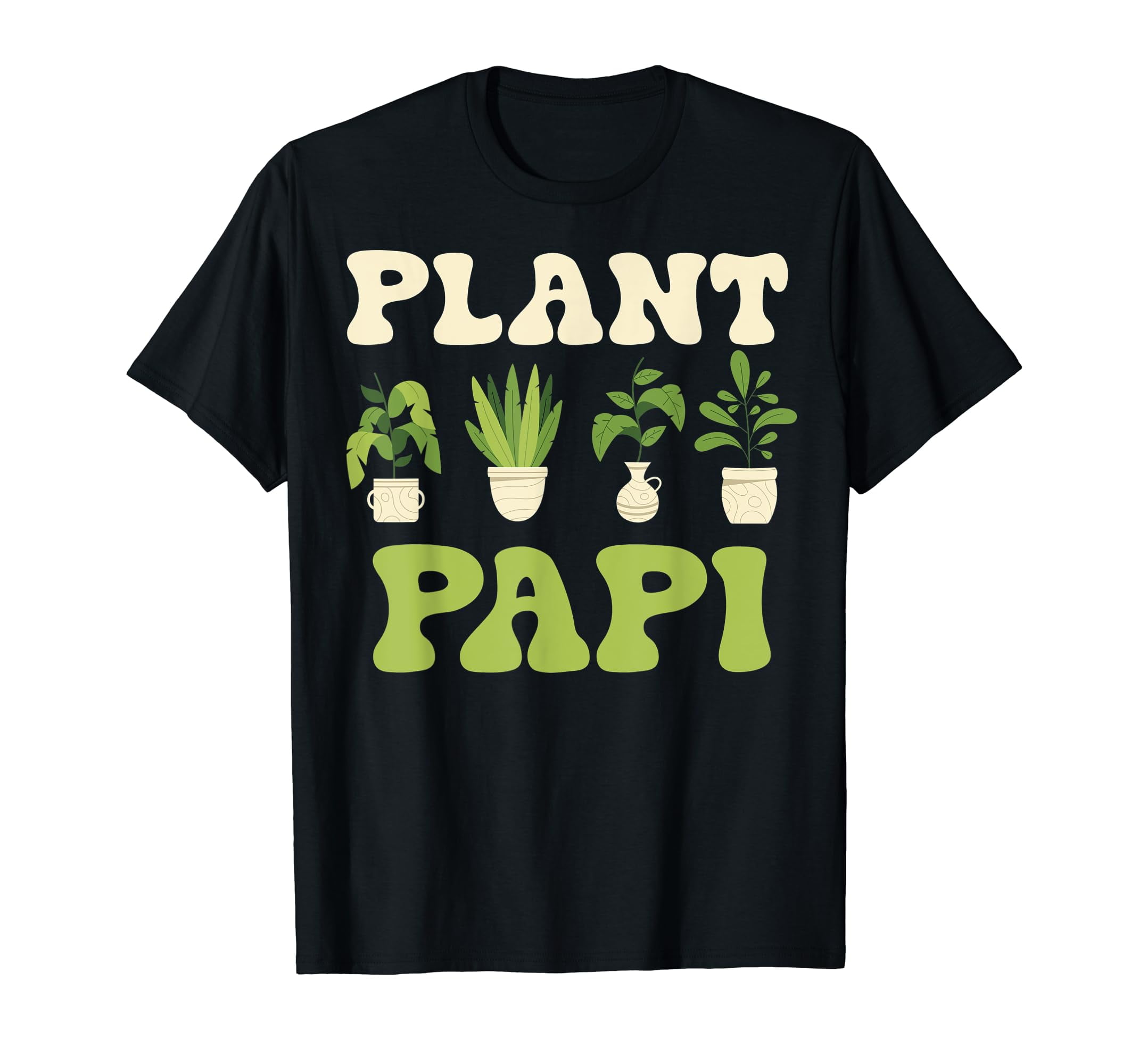 Plant Papi Daddy Nature Botanical Gardener Plant Gardening T-Shirt ...