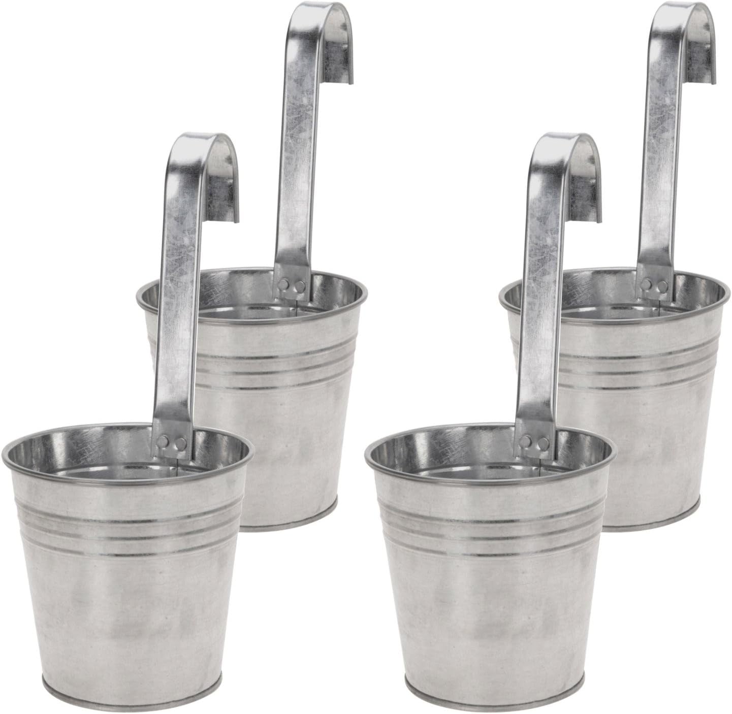 Plant Paradise: Outdoor Plants Hanging Planters, Round Metal Planters ...