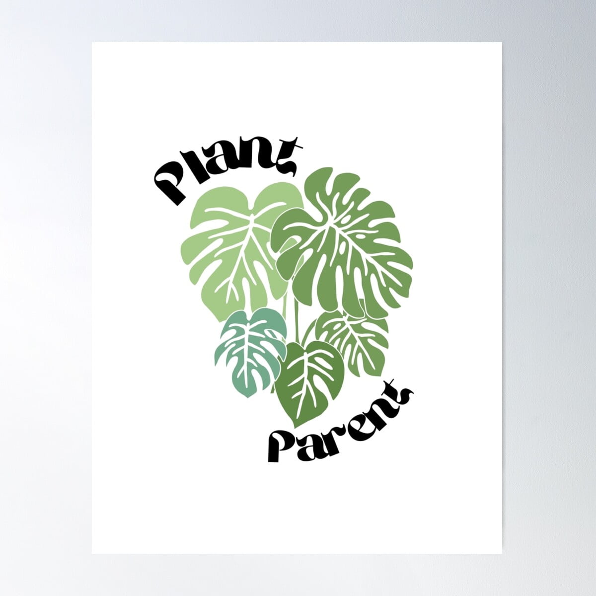 Plant Parent' Design Poster Wall Art, Modern Wall Decor For Living Room ...