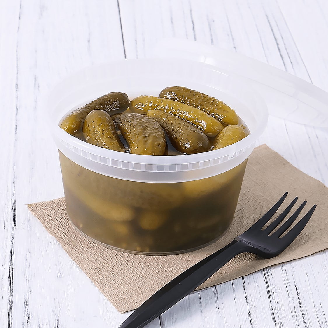 Plant Plate 12 oz Microwavable Deli Takeout/to-Go Containers with Lids ...