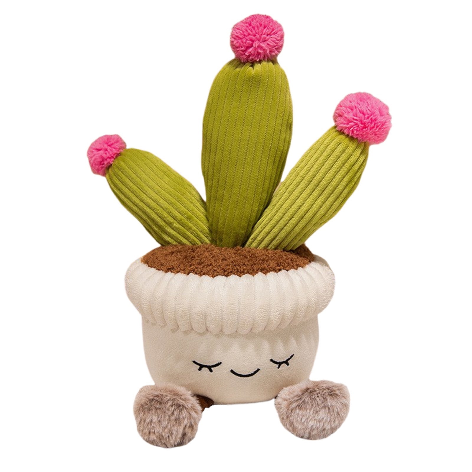 Plant Plush Toy Unique Home Ornament Valentine Decorations Potted Plant ...