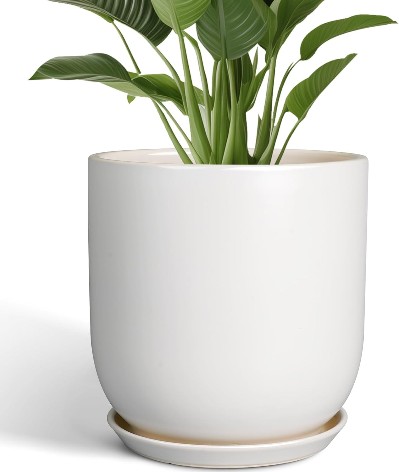 Plant Pot 12 inch - Ceramic Pot for Plants Indoor Outdoor Large Planter ...