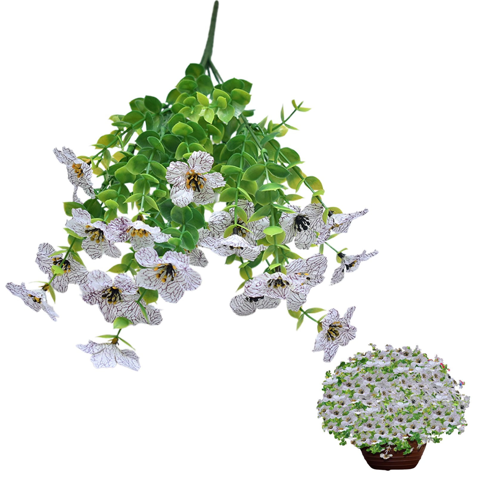 Plant Pot Fillers For Planters, Artificial Fruits, Faux Outdoor Topiary ...