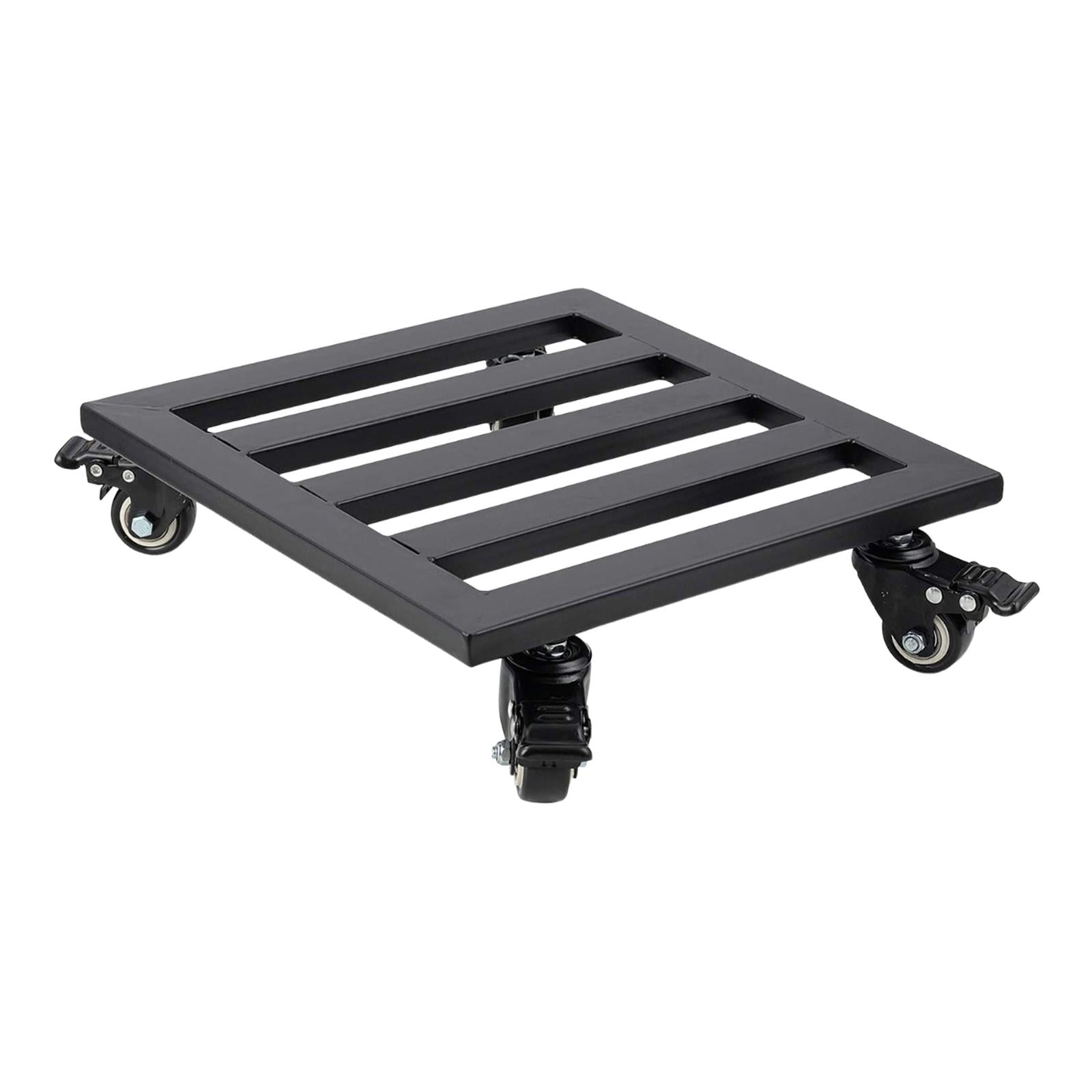 Plant Pot Mover Planter Cart Flower Pot Rack Square Iron for Large ...