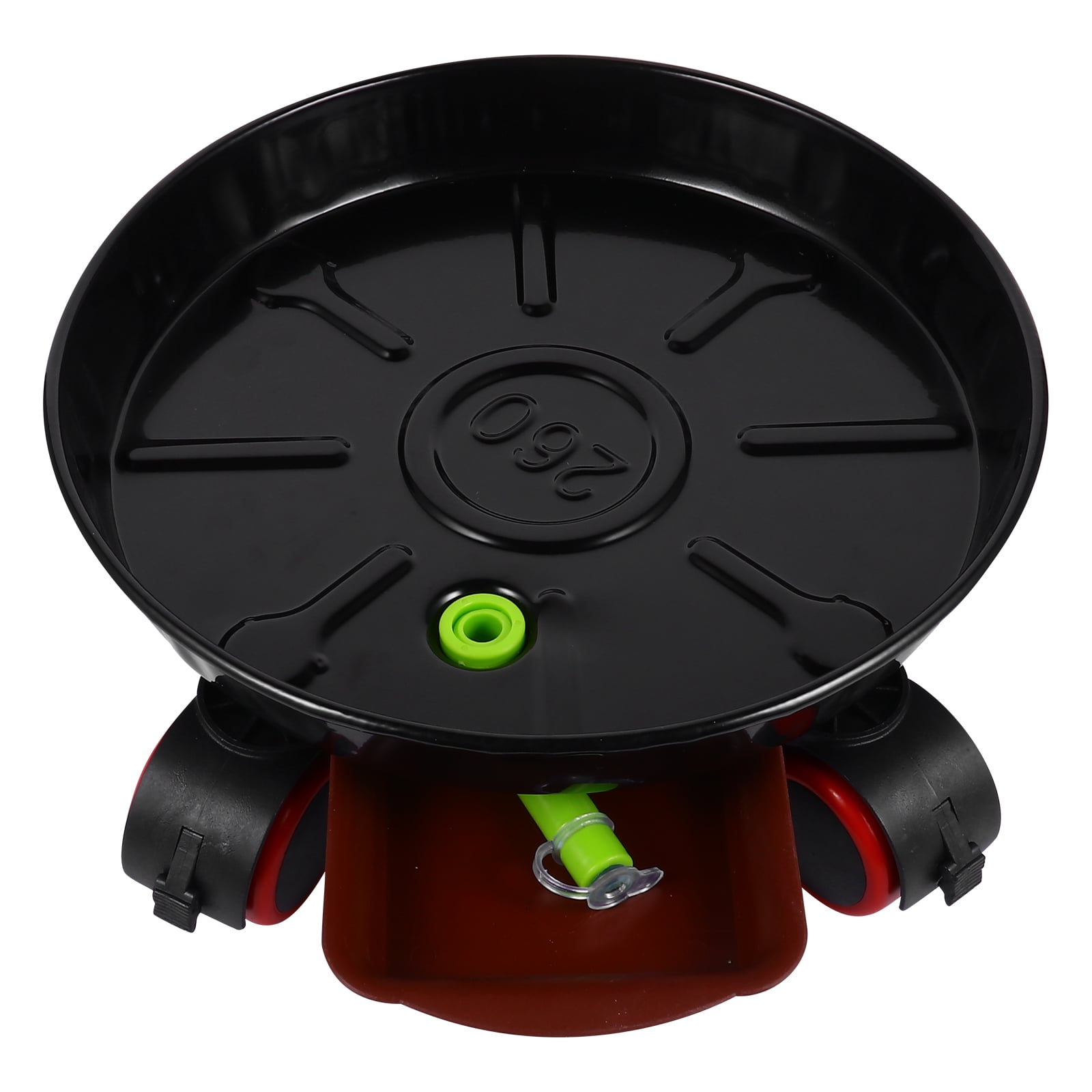 Plant Pot Pallet Dolly Caster with Wheels Plant Stand with Drainage ...