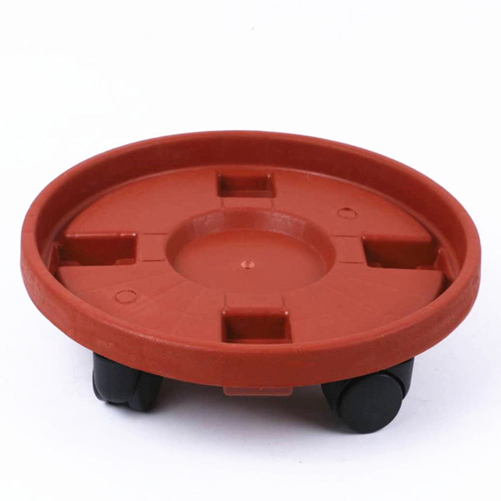 Plant Pot Pallet Dolly Removable Tray Plant Pot Tray with Wheels Flower ...