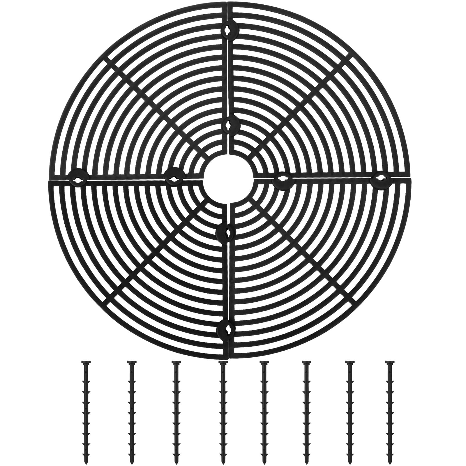 Hapeisy Plant Covers 12” x 12” Plastic Soil Protectors with Easy To Use ...