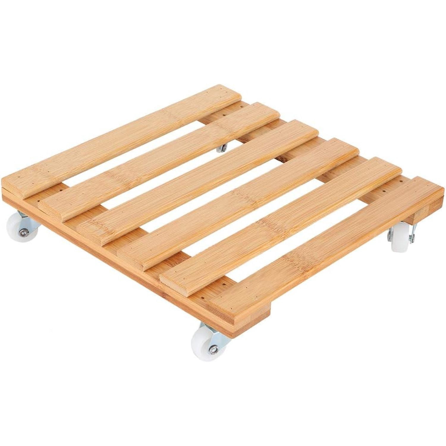 Plant Pot Trolley, Rolling Casters Flower Pot Stand Plant Stand Plant ...