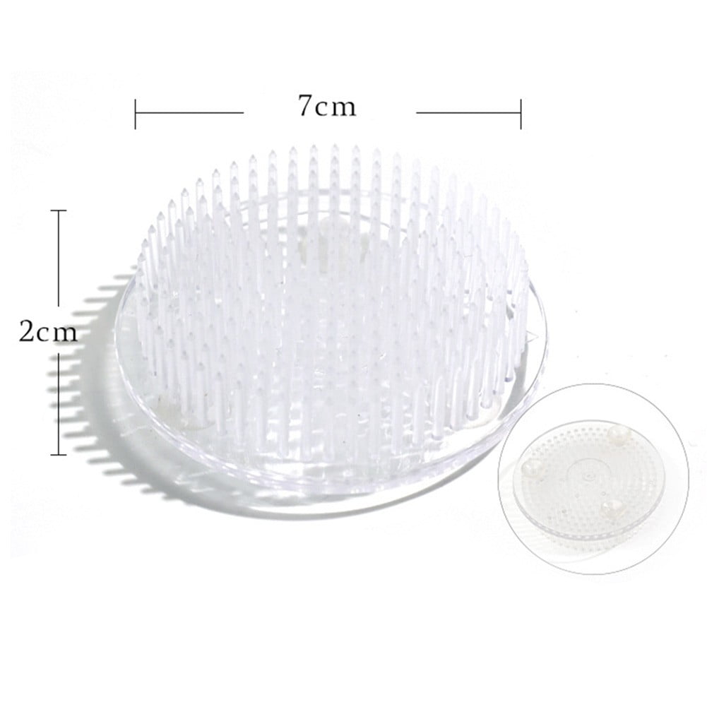 Plant Pots 1Pc Round Flower Base Holder Spiky Frog Fixed Tool Floral ...