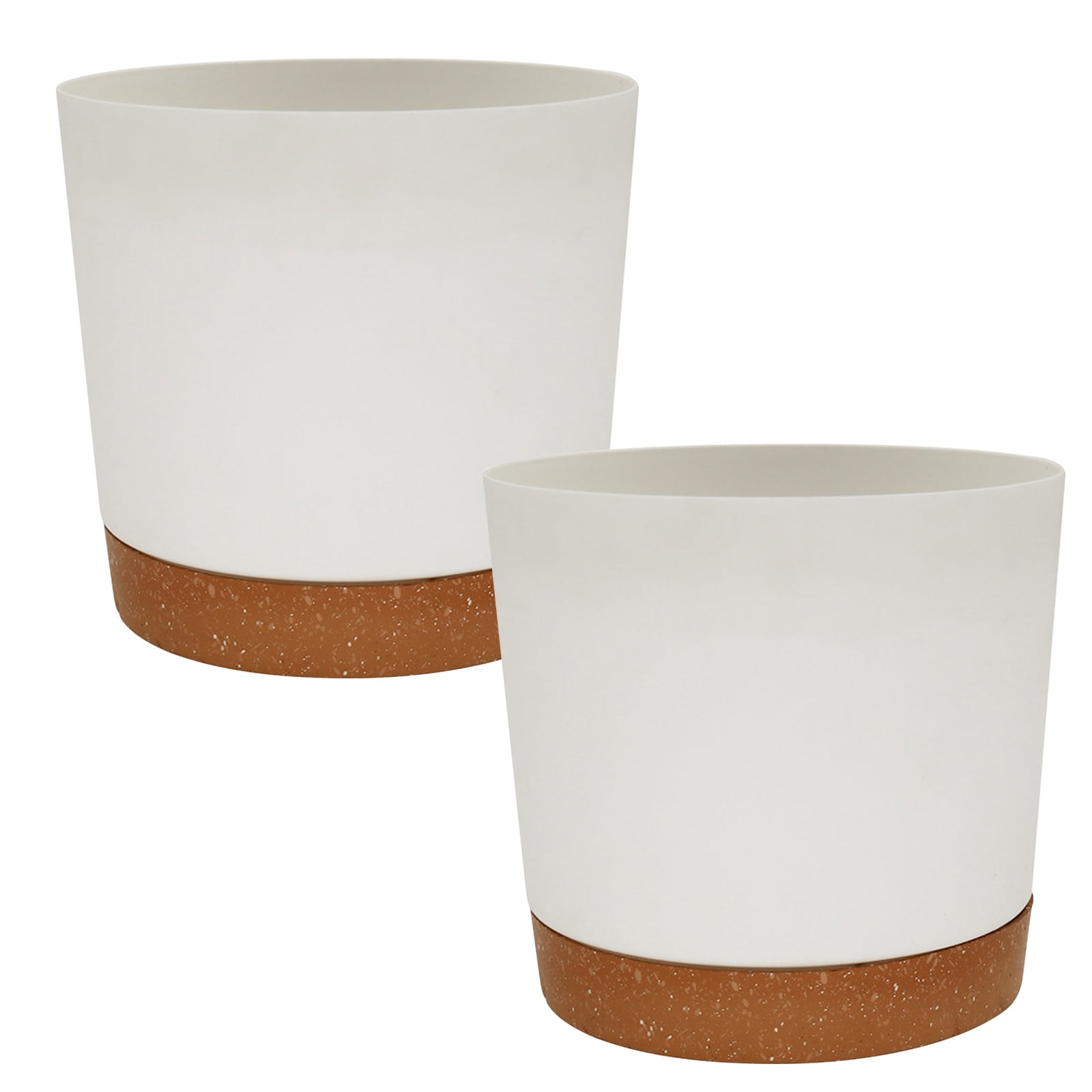 Plant Pots Circular Large Flowerpot Plastic Indoor Plant Succulents ...