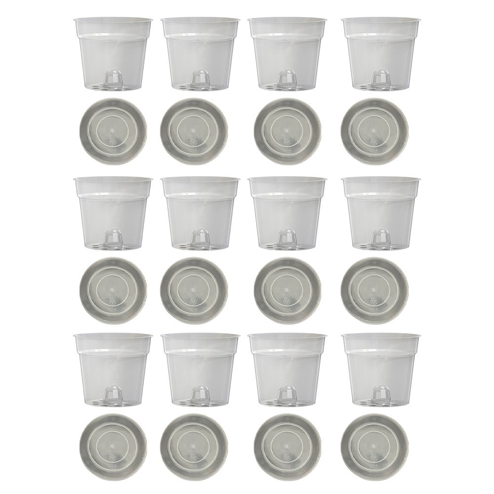 Plant Pots Growth Technology Clear Orchid Pots And Saucers - Superior ...