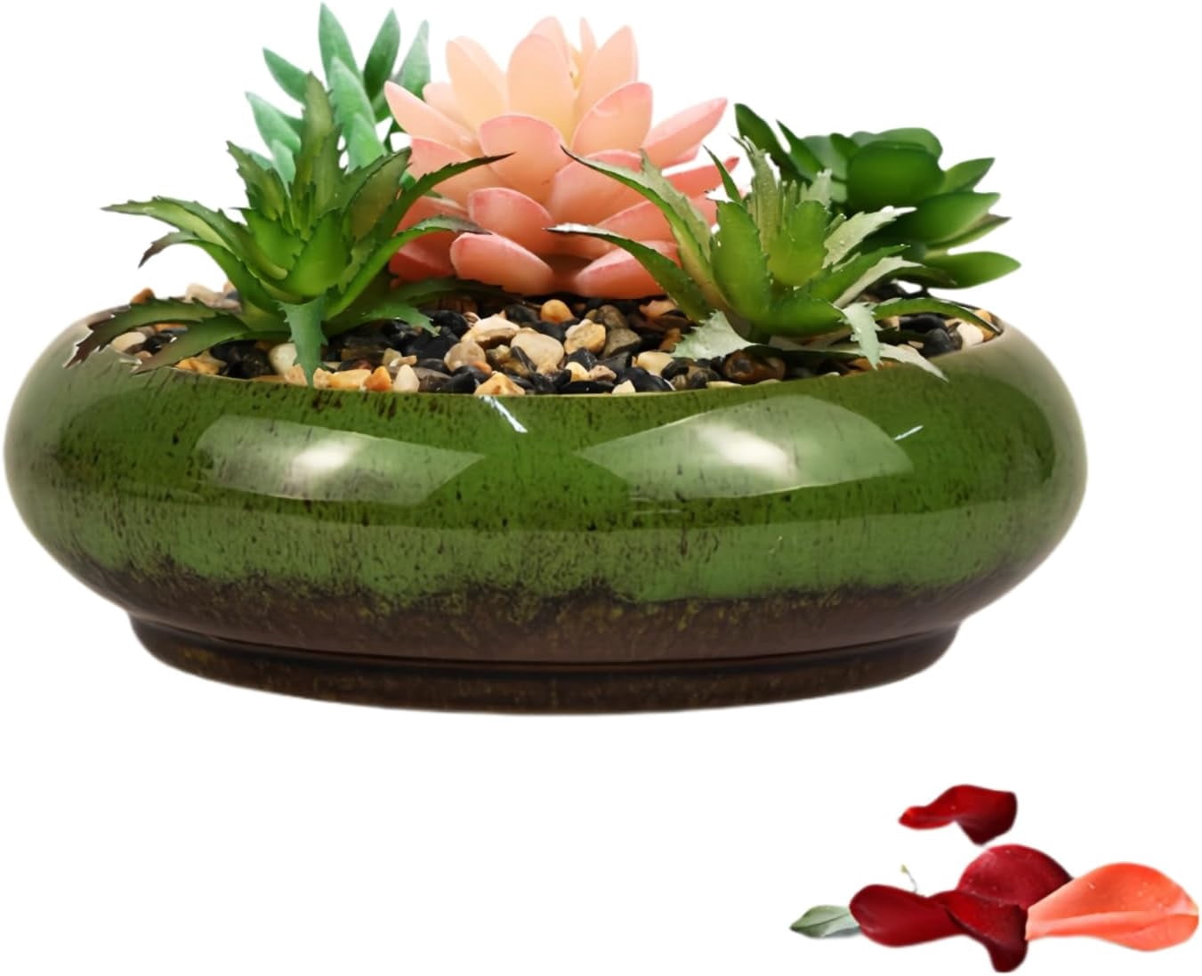 Plant Pots Indoor with Drainage: Ceramic Pots for Plants, 7In Creative ...