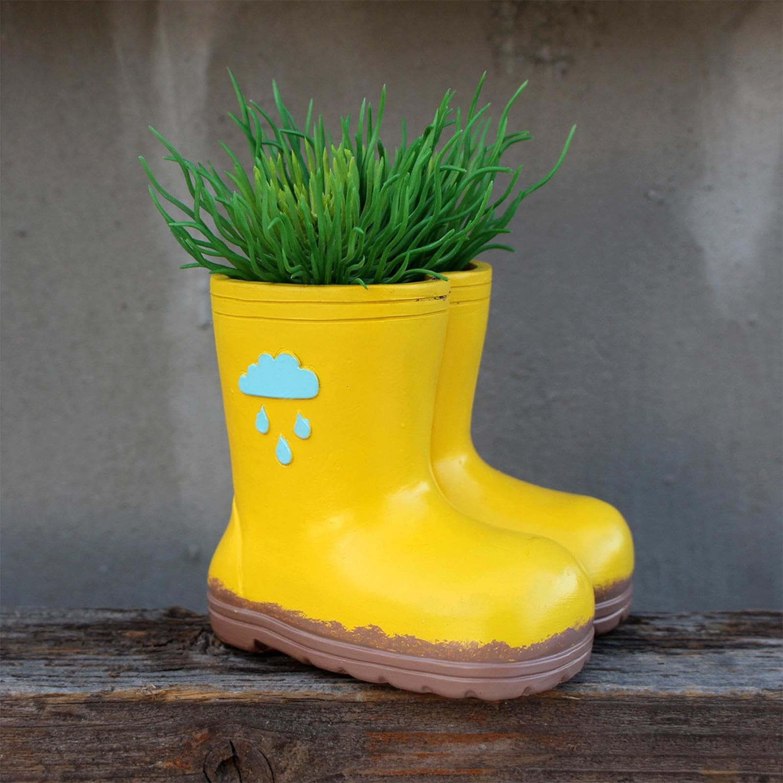 Plant Pots Rain Boots Flowerpot Retro Rain Boots Potted Plant Container ...