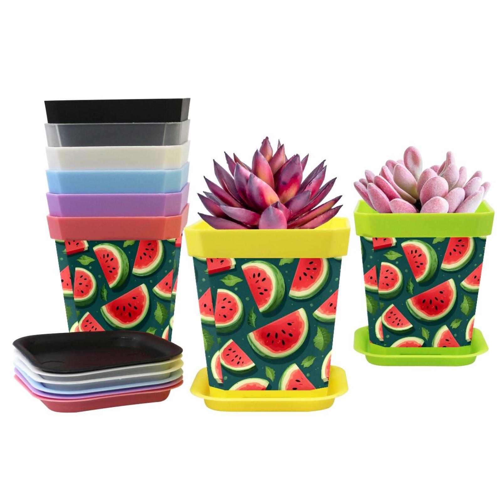 Plant Pots with Drainage - Home Decor Flower Pots for Indoor Planter ...