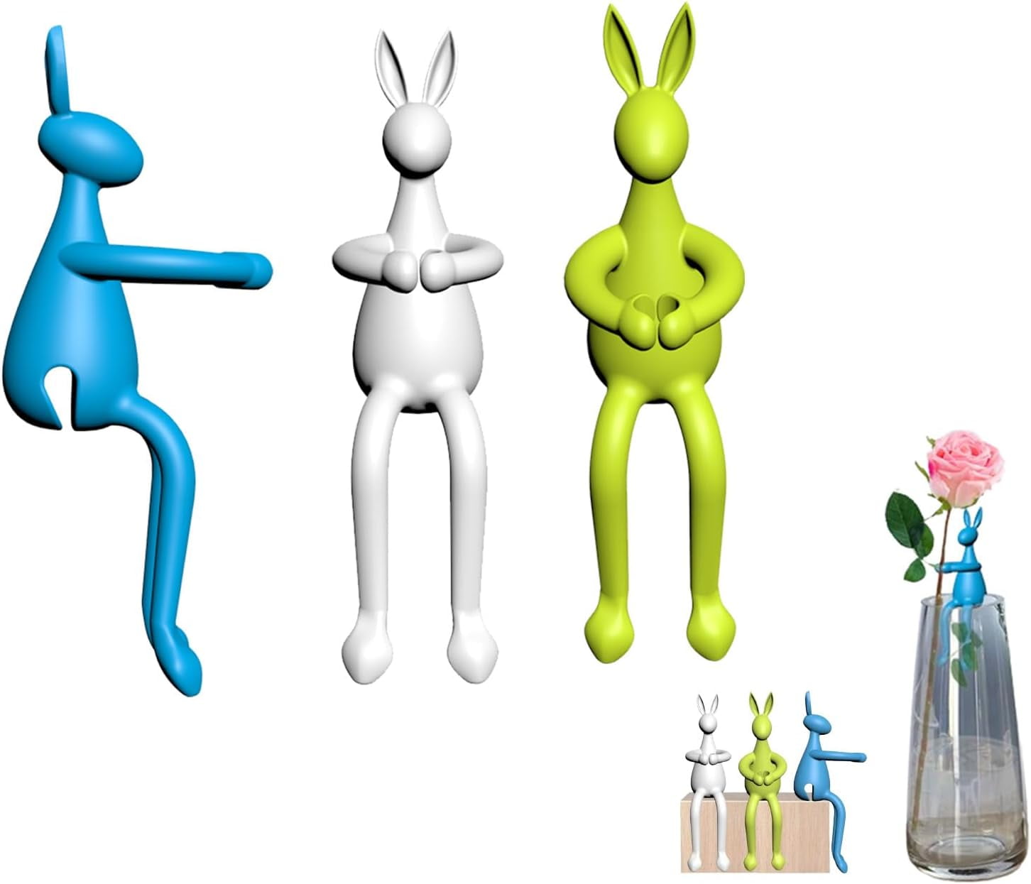 Plant Propagation Buddy, Rabbit Shaped Plant Stem Support, 3pcs Plant ...