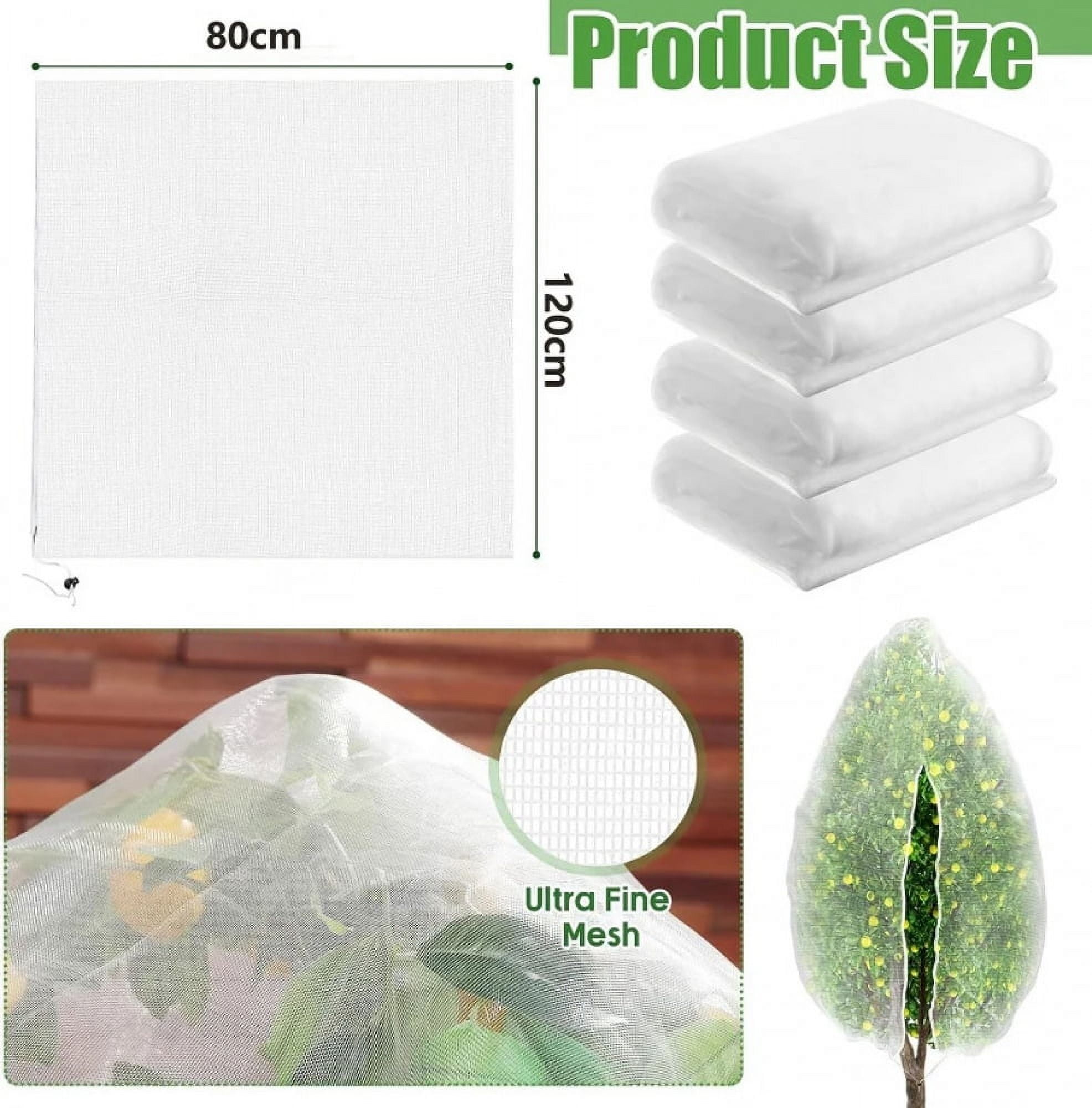 Plant Protection Bag Cover Netting Mesh for Fruit Vegetable Tree ...