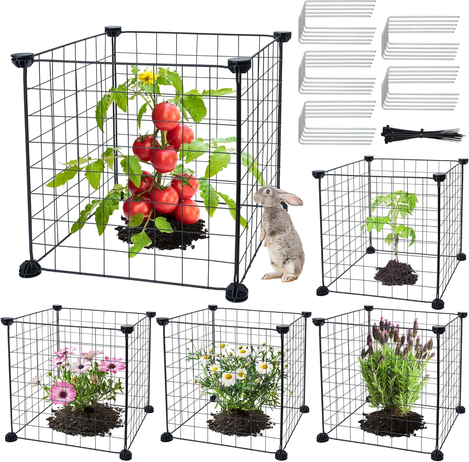 Plant Protectors from Animals,Wire Plant Cages for Plants and ...