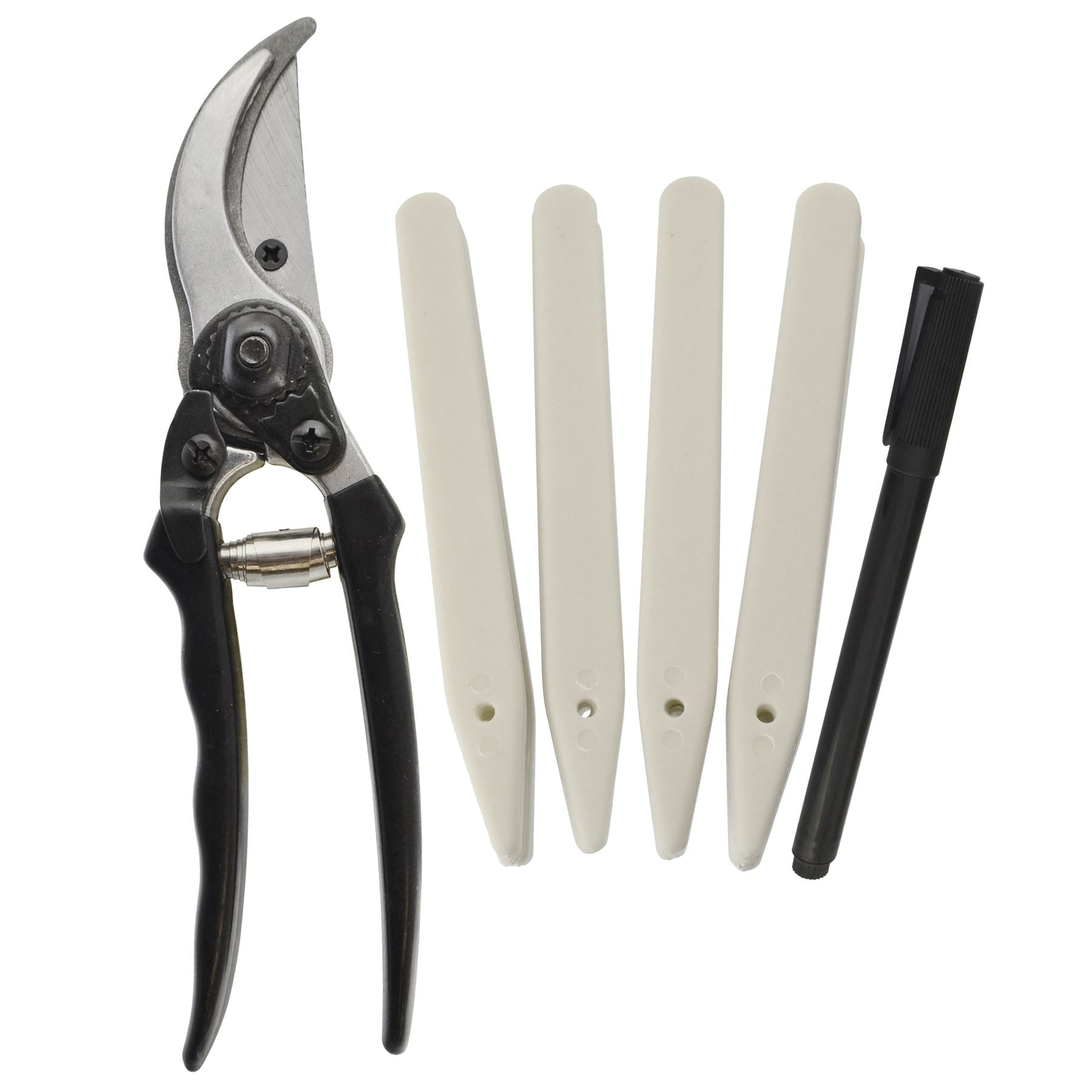 Plant Pruners Cutters Secateurs and Plant Labeling Tags Sticks Pen ...