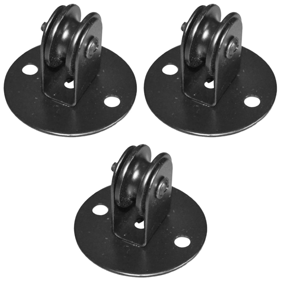 Plant Pulleys Forearm 3 PCS Chandelier Lifting Wall-mounted Black ...