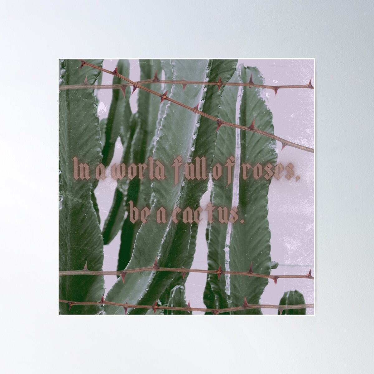 Plant Quote/ Meme Poster Wall Art, Modern Wall Decor For Living Room ...
