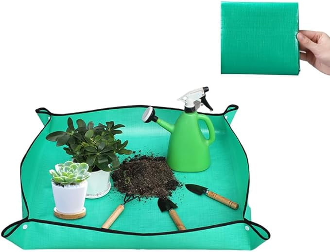 Plant Repotting Mat for Indoor Plant Transplanting Foldable Succulent ...