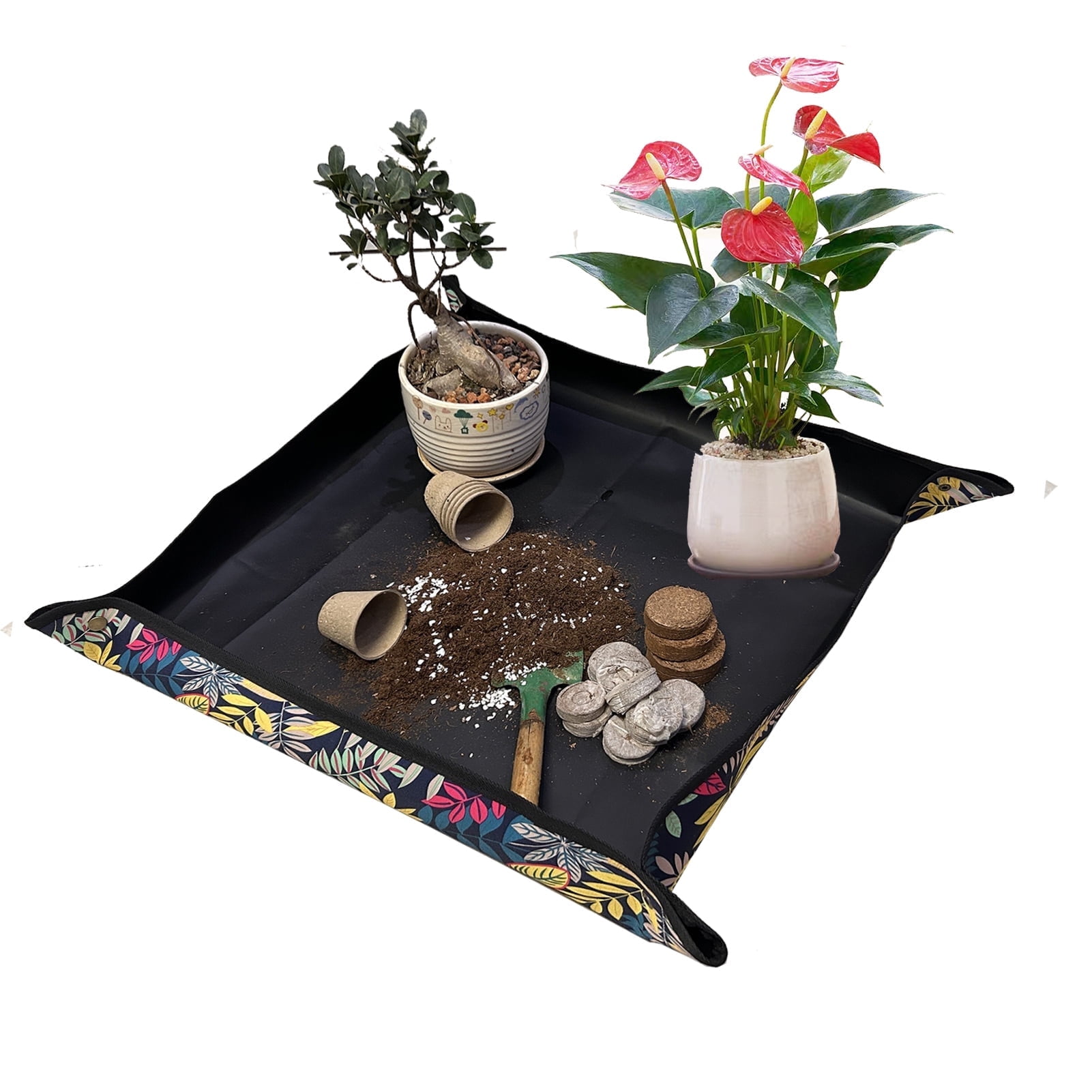 Plant Repotting Mat Waterproof Transplanting Mat Indoor Succulent ...