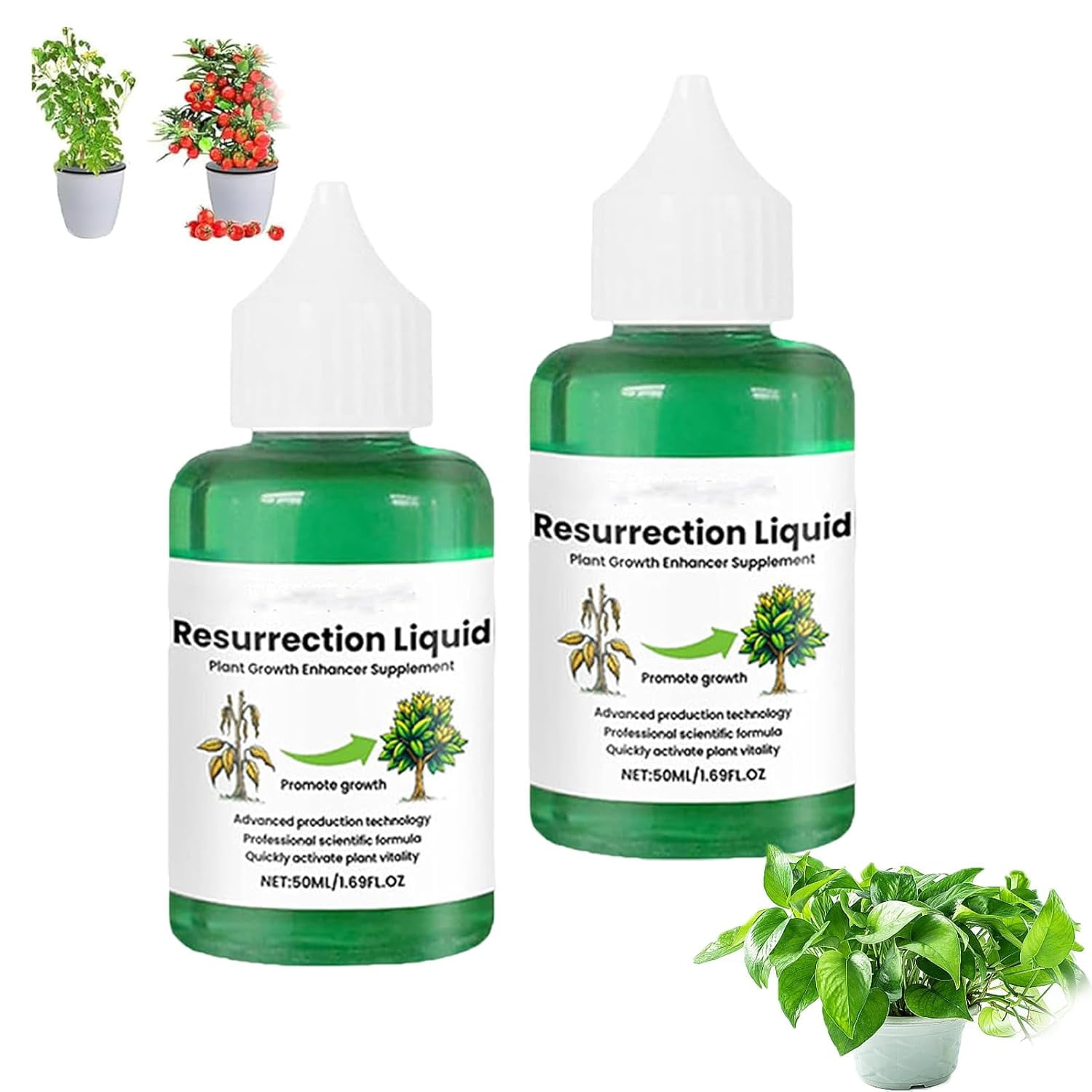 Plant Resurrection Liquid, plant vitamin solution, plant vitality ...