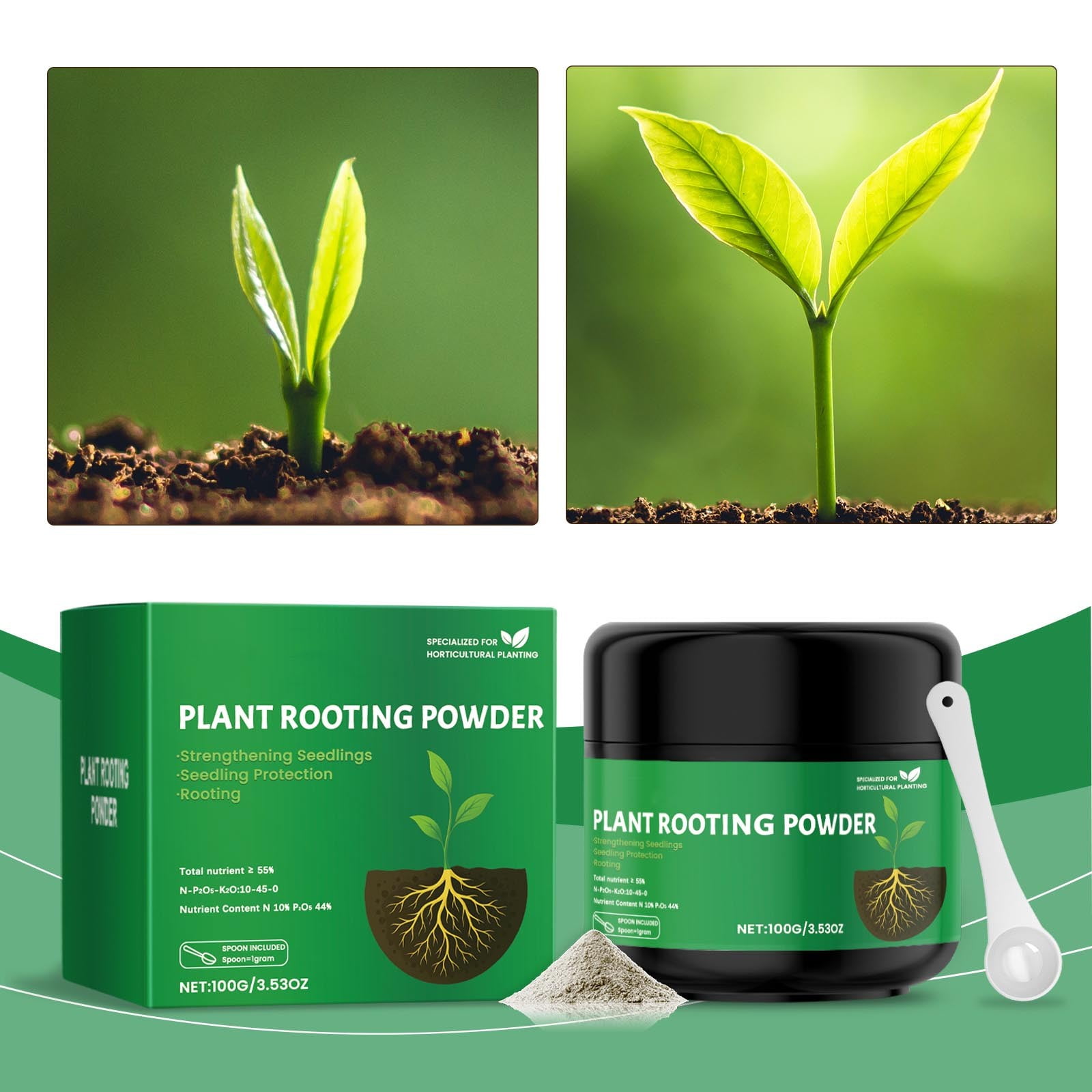 Plant Rooting Powder | Root Growth Enhancer & Anti-Stress Fertilizer ...