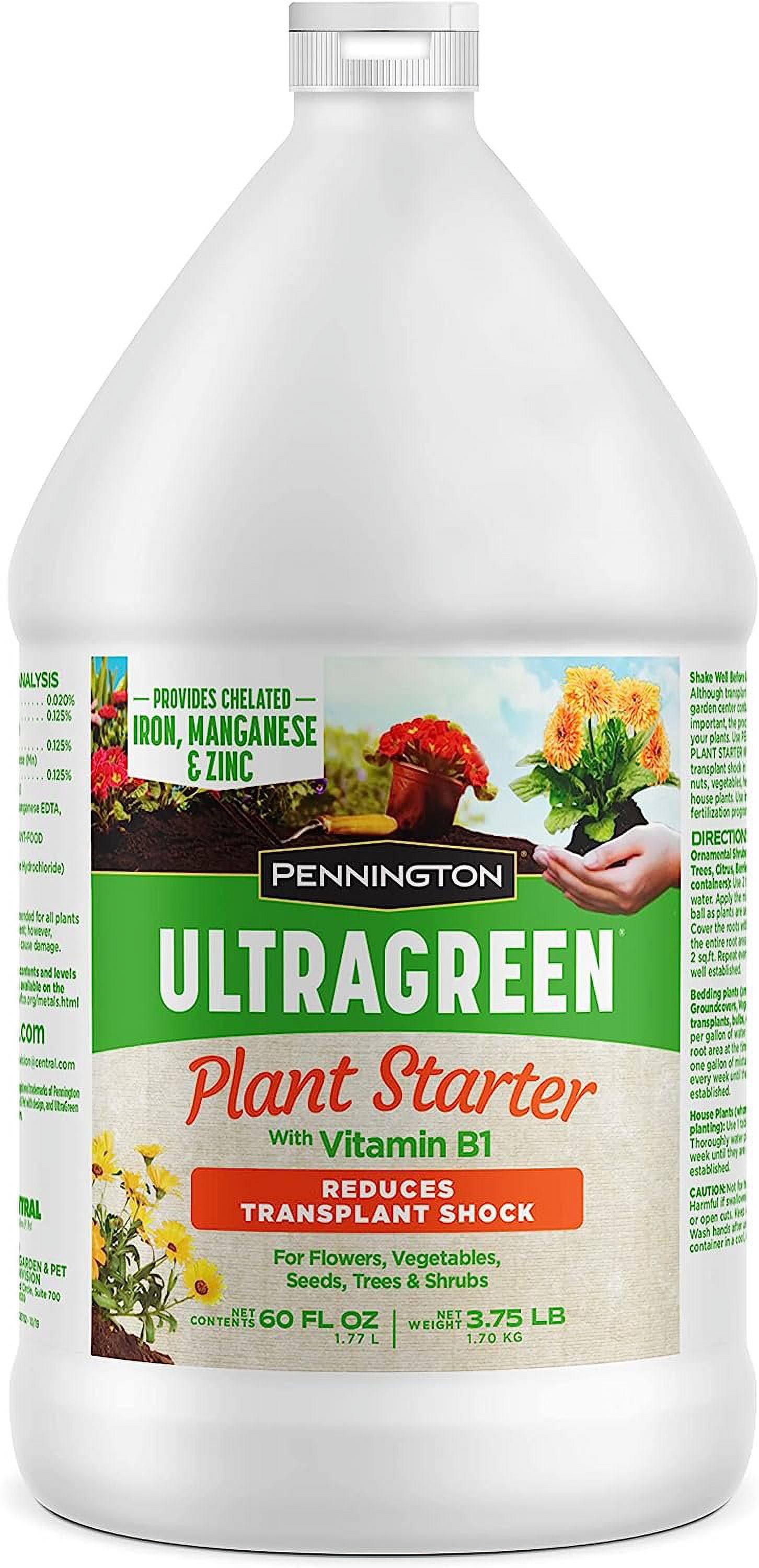 Pennington Plant Starter Vitamin B1 Liquid - For Plants - 60oz ...