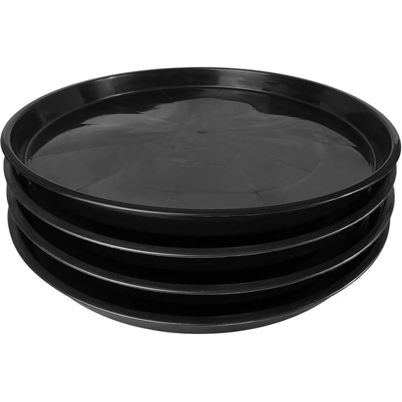 Plant Saucer 14 16 18 20 22 Inch, 4 Pack Heavy Duty Large Plant Tray ...