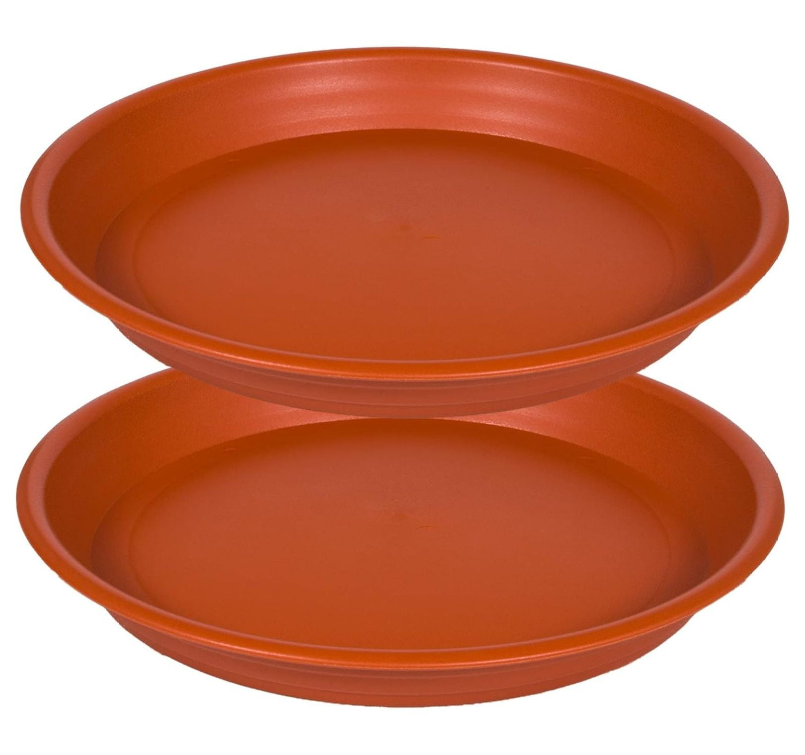 Plant Saucer 18 inch, 2 Pack 19 inch Plastic Large Flower Planter Plant ...