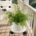 Plant Saucer 1PC,Pot Tray Heavy-Duty Plastic Plant Drip Tray with ...