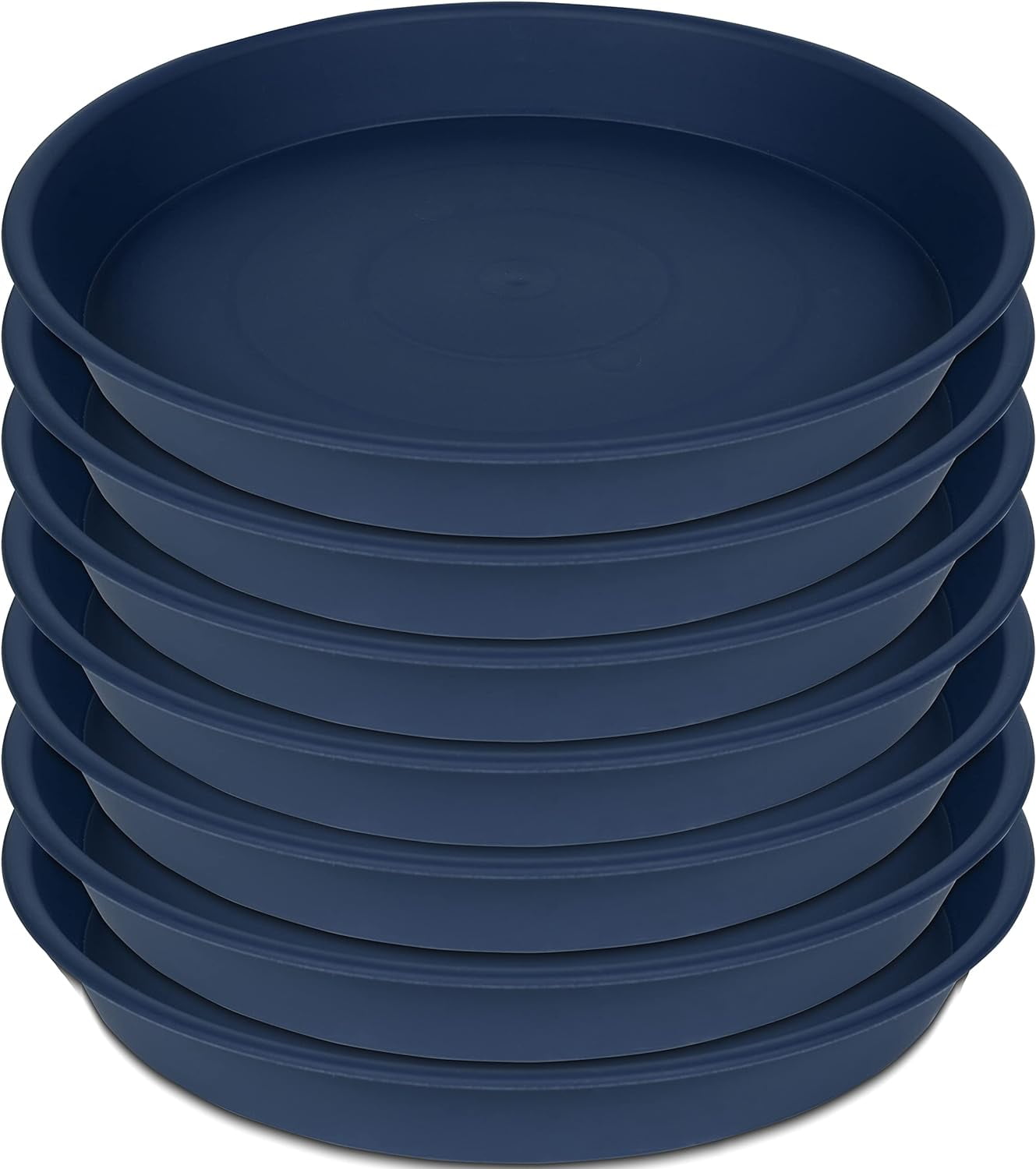 Plant Saucer 8 Inch, 6 Pack of 8 inch Plant Saucer Round, Plastic ...