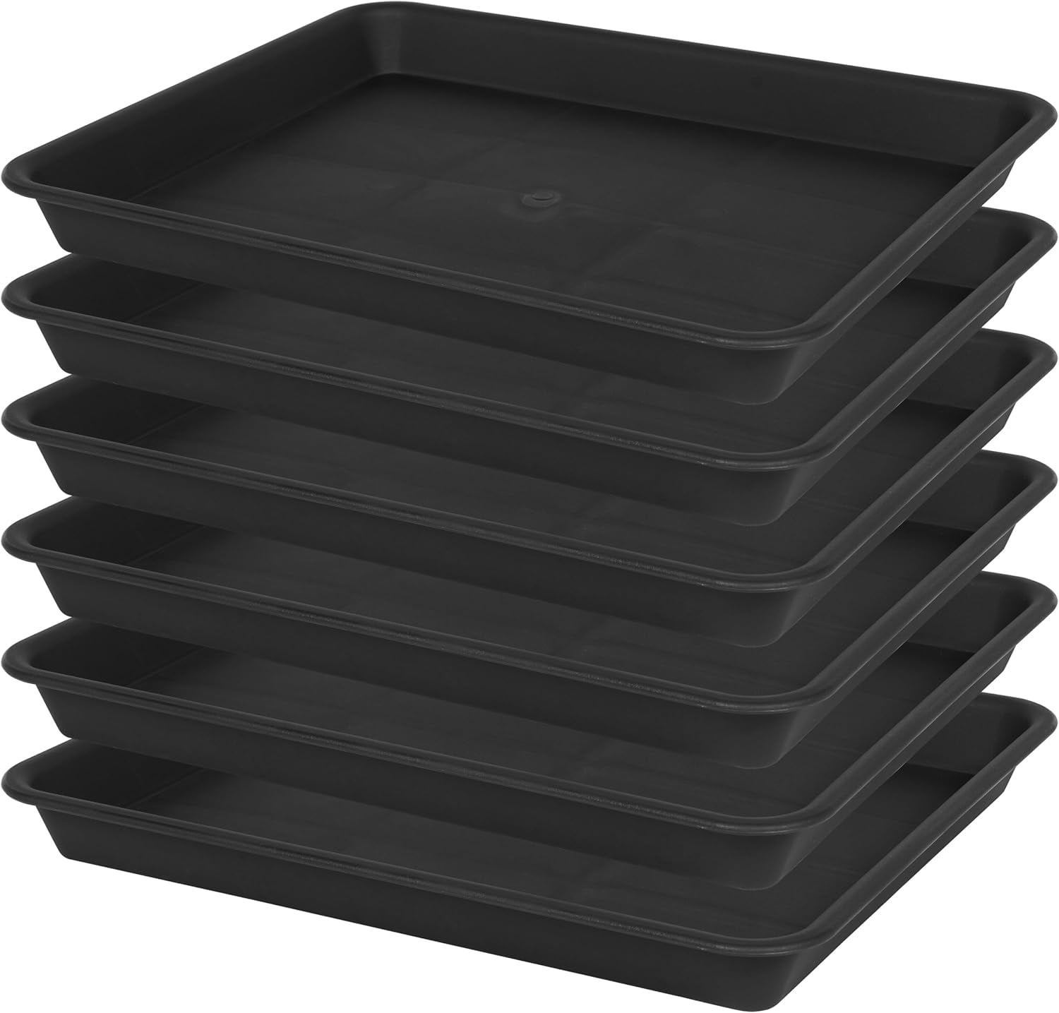 Plant Saucer Growing Tray, Seed Starter Tray Rectangular, Heavy Sturdy ...