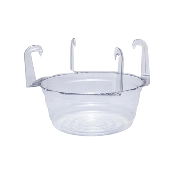 Plant Saucer for Hanging Baskets with Hooks, Outdoor Hanging Basket ...