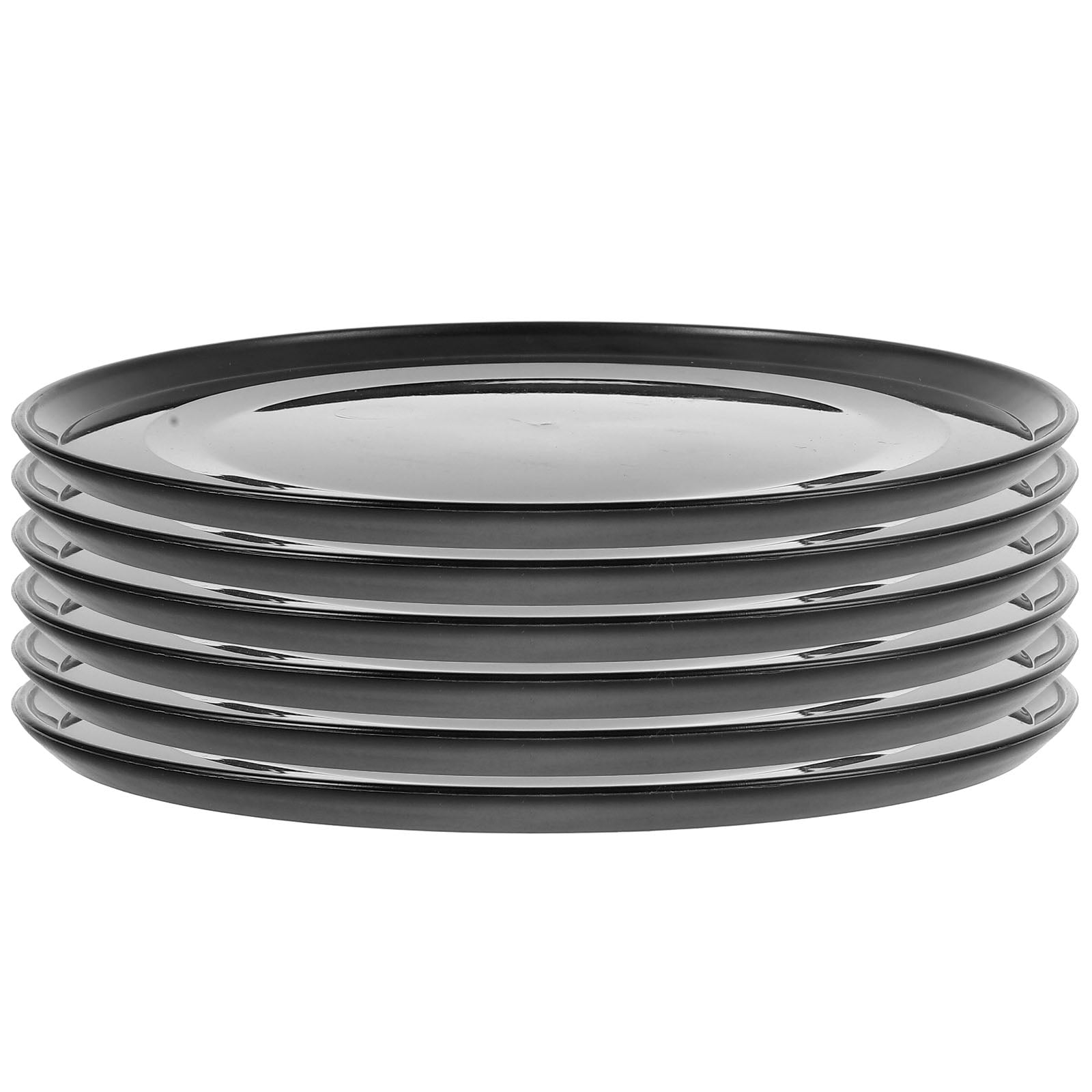 Plant Saucer Tray 6 Pcs Plastic Planter Round Bottom Bracket Base Drip ...